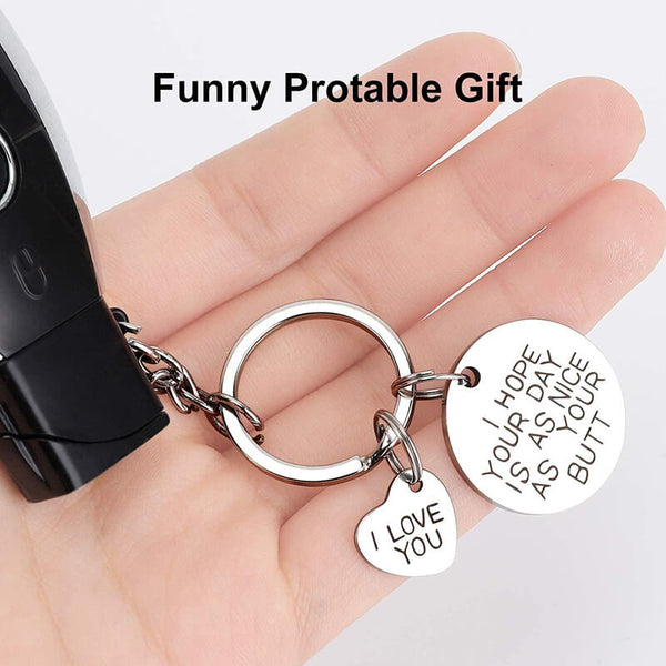Funny Keychain for Him or Her - GrindStyle